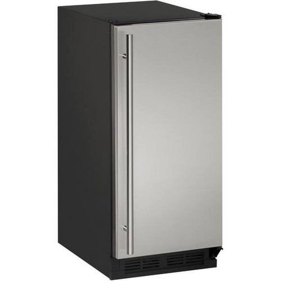 "U-Line 15"" Stainless Steel Clear Ice Machine - 55-lb Capacity ...