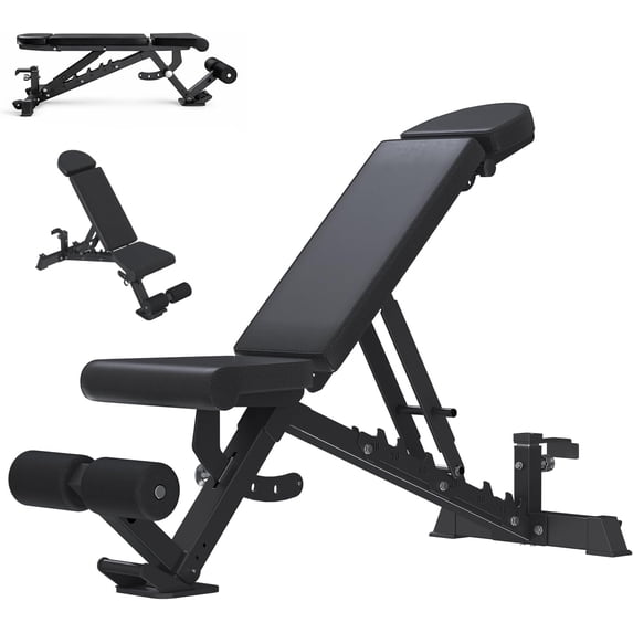 U-MAX Adjustable Weight Bench for Home Gym, 1300 lbs Capacity – Incline ...