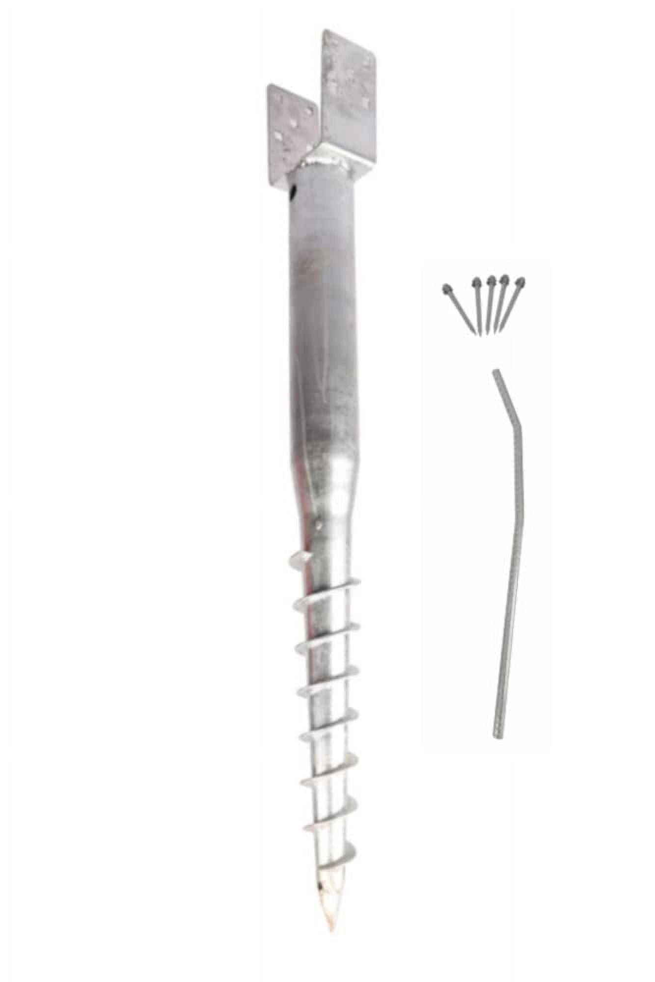 U-Model - Easy-Install No-Dig Ground for Standard 4x4 Posts (Actual 3.5 ...