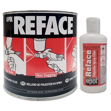 U-POL Reface 2K Polyester Spray Putty, 733 - Walmart.com