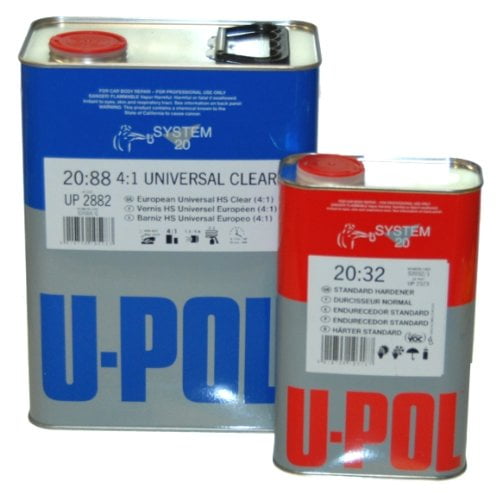 U-Pol 2882KitSTD Clear Urethane Clearcoat, Standard Kit European Style Clearcoat - Walmart.com