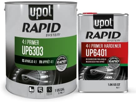 U-Pol 6303 Primer Unique Rapid Cure Technology Primer 1 Gallon Kit/W ...