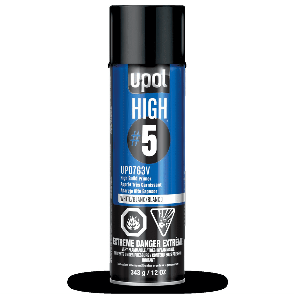 U Pol Products HIGH#5 UP0763V High Build Primer, 450 mL Aerosol Can ...