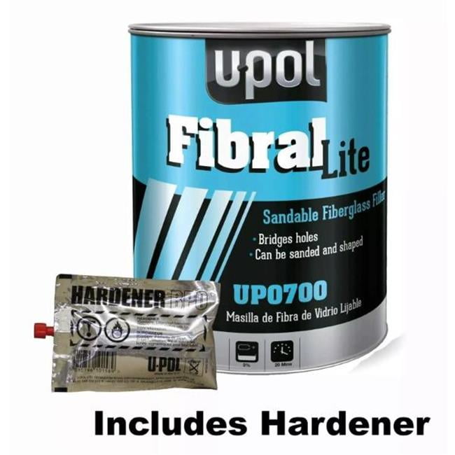 U-Pol US UP0700 Fibral Lite Sandable Fiber Glass Putty - 3 Liter ...
