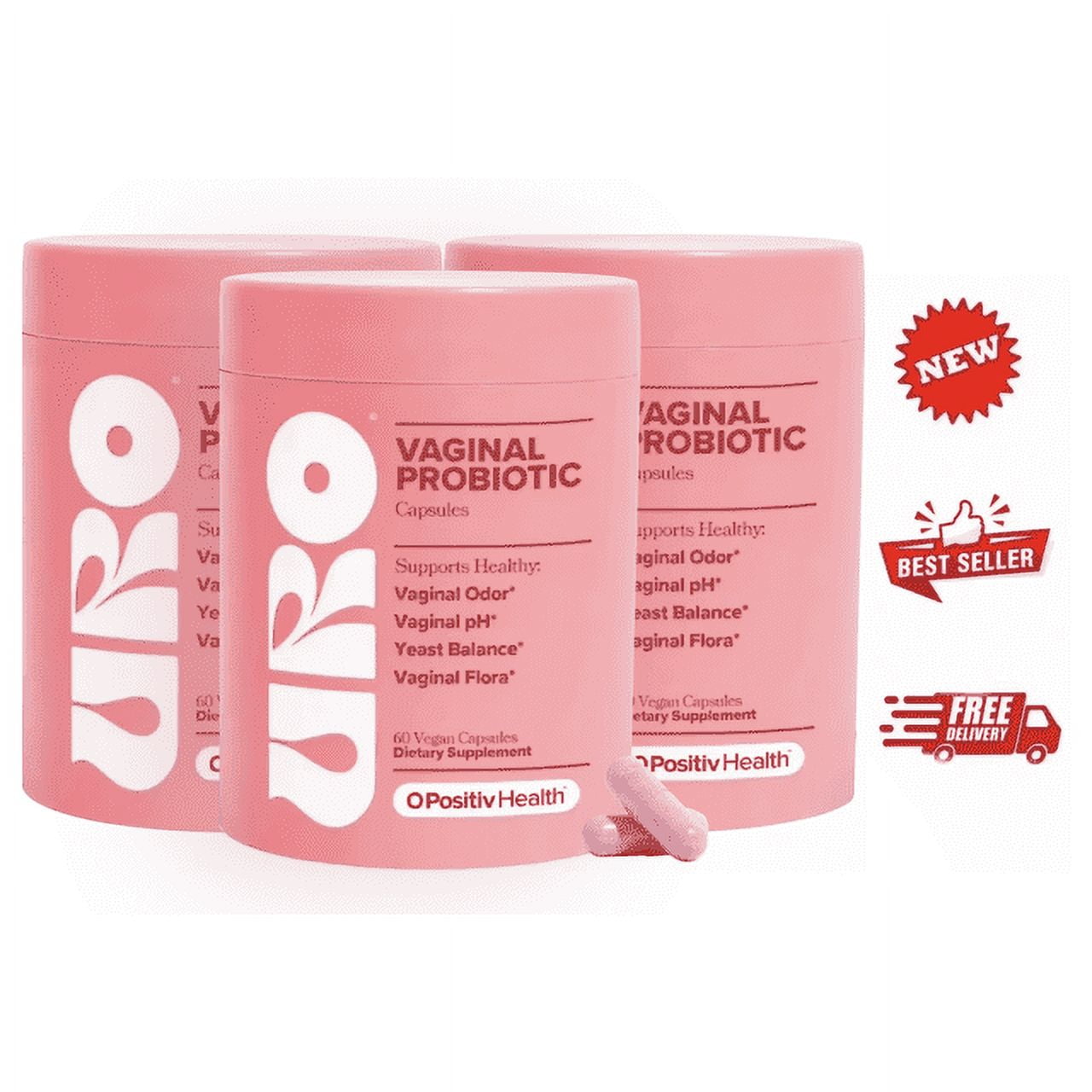 U R O Daily Probiotic for Women - Prebiotics & Lactobacillus to Support ...