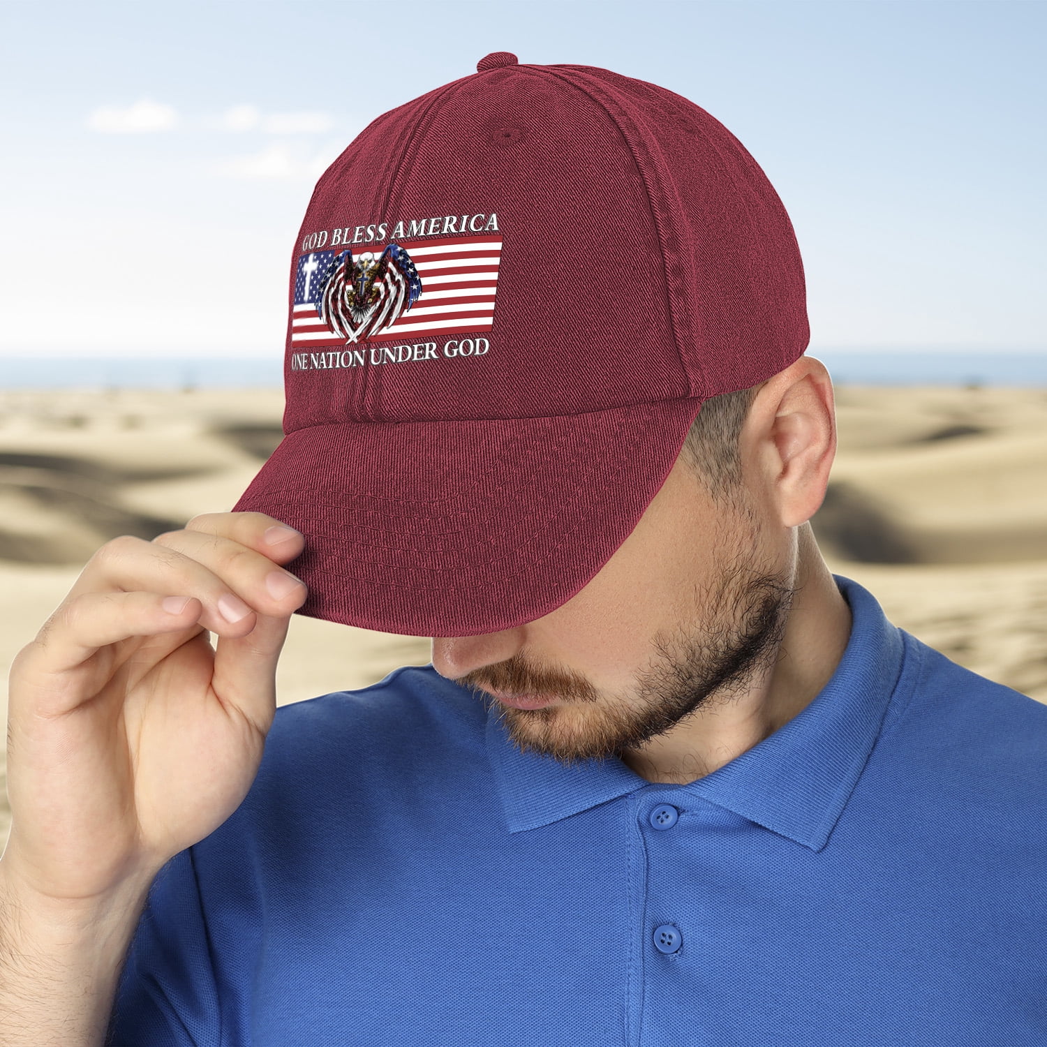 U.S. 250th Anniversary Commemorative, Eagle With Cross Graphics God ...