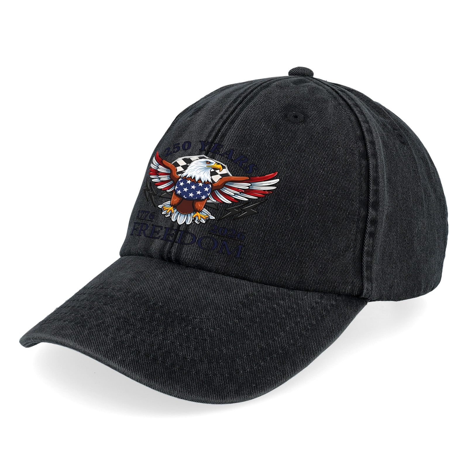 U.S. 250th Anniversary Commemorative Freedom Eagle Hat, Adjustable ...