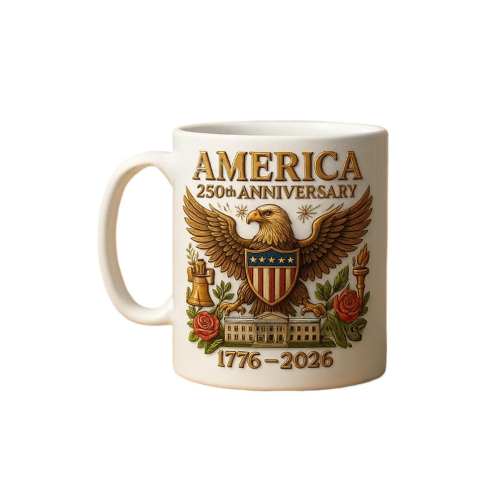 U.S. 250th Anniversary Commemorative Mug 11oz Marine Corps, Army & Navy ...