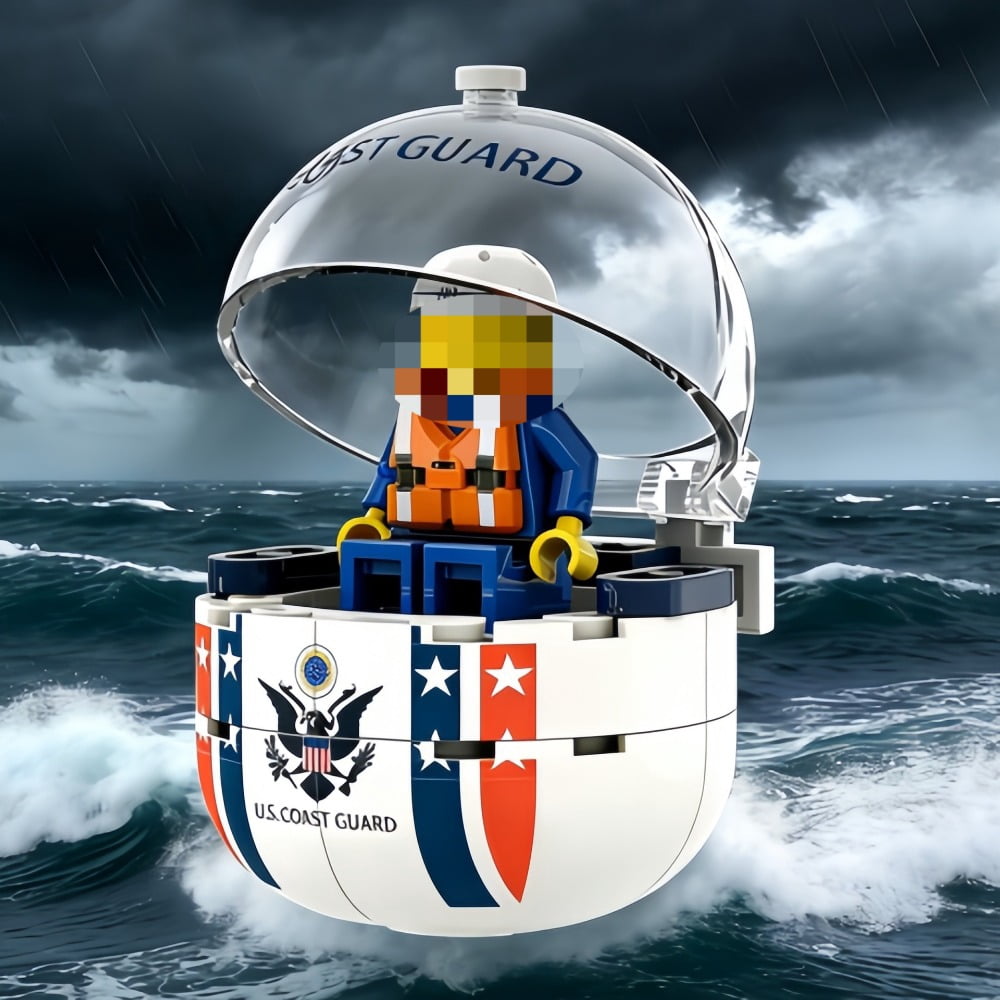 U.S. 250th Anniversary Military Branches Capsule Building Blocks Set ...
