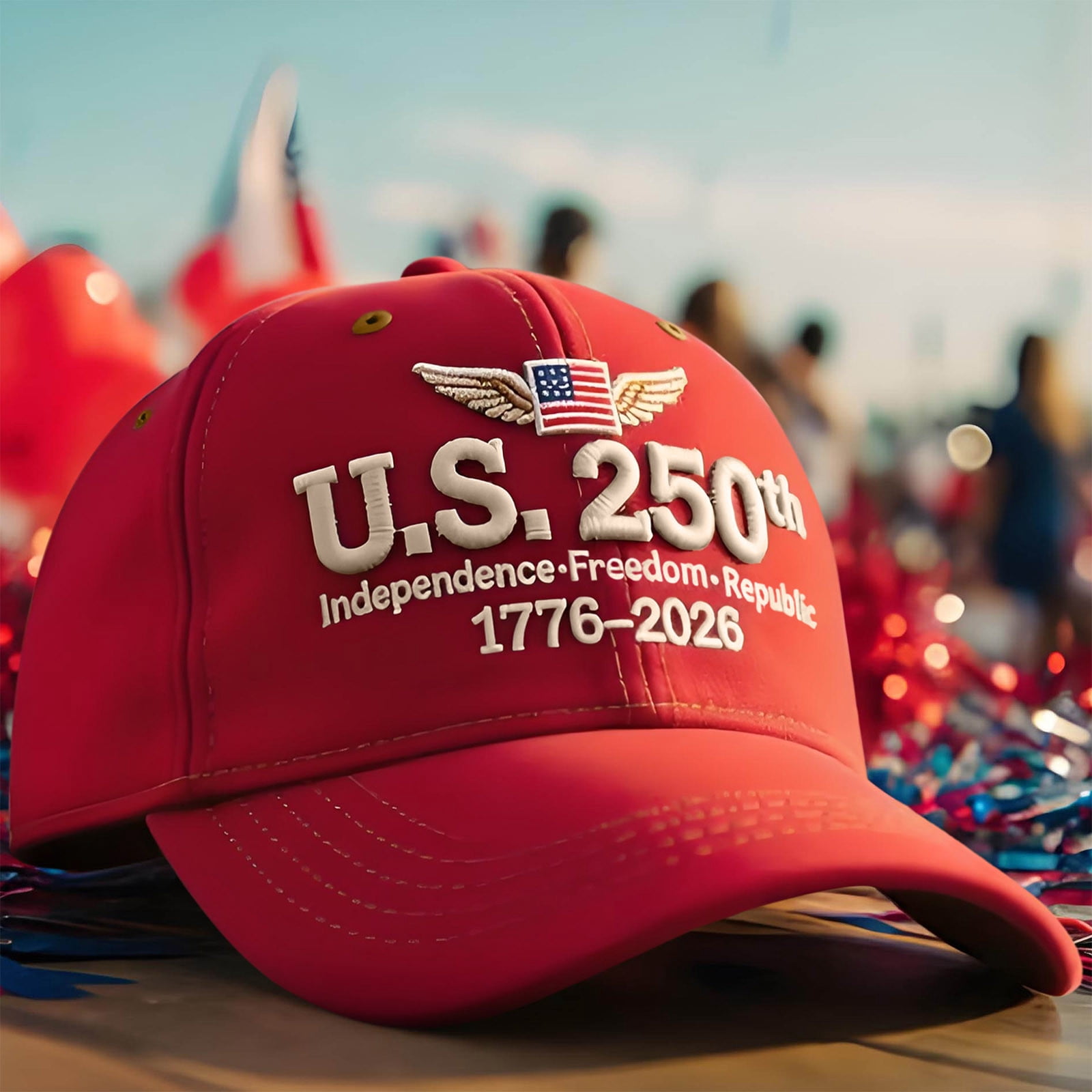 U.S. 250th Anniversary Retro Washed Cap, Tribute 250th Anniversary USA ...