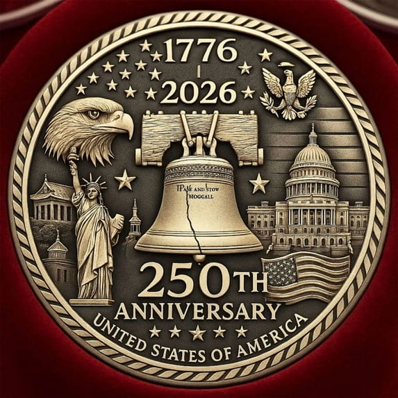 U.S 250th Anniversary Souvenir,America 250th Birthday 2D Flat Acrylic Ornaments,Declaration of ...