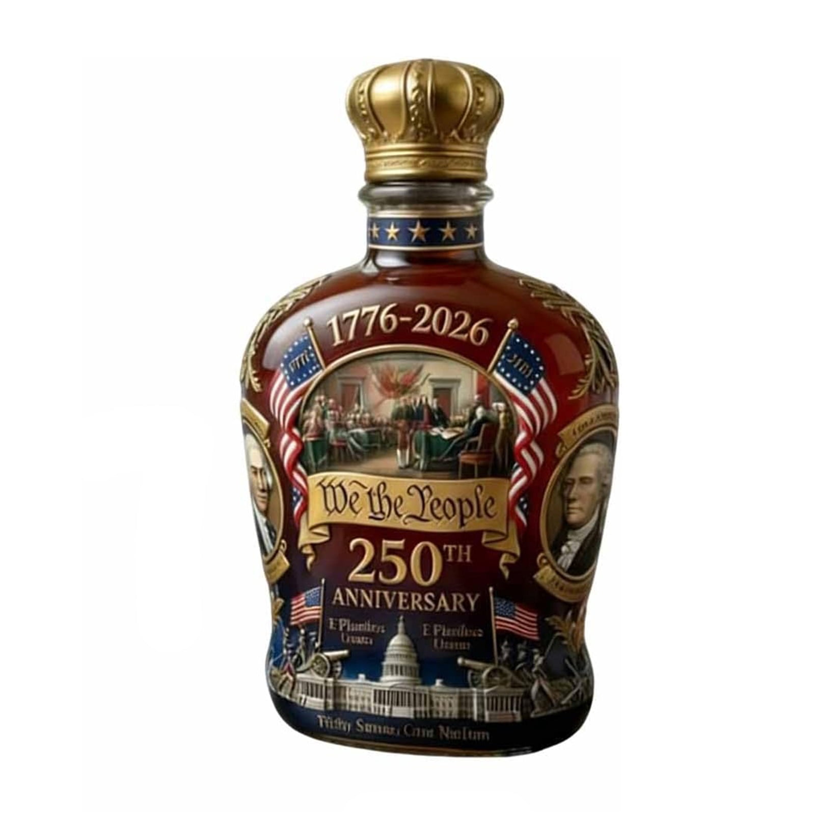 U.S 250th Anniversary "We the People" Commemorative Whiskey Bottles ...