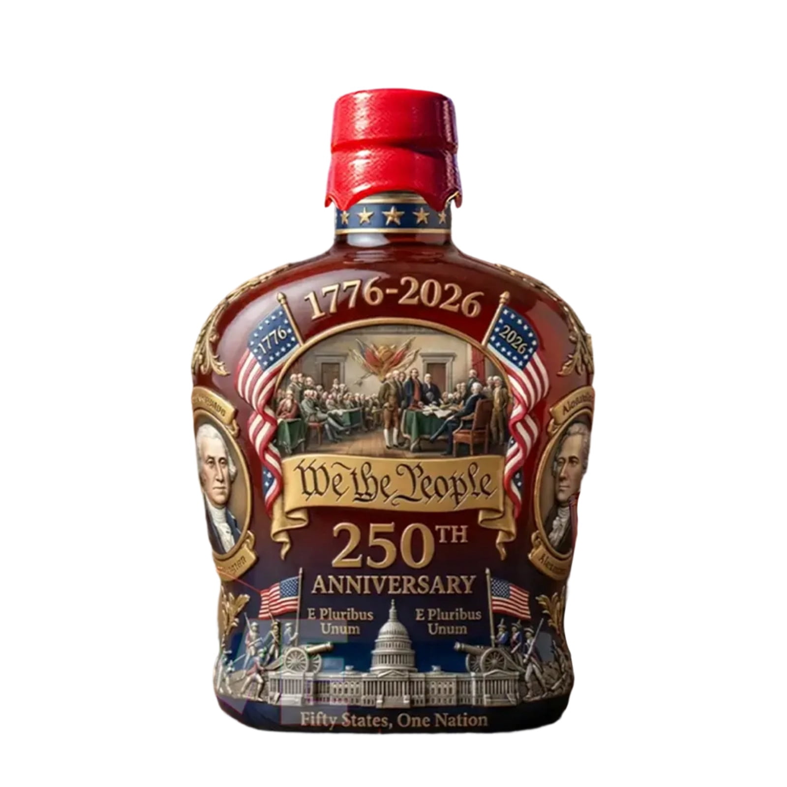 U.S 250th Anniversary "We the People" Commemorative Whiskey Bottles ...