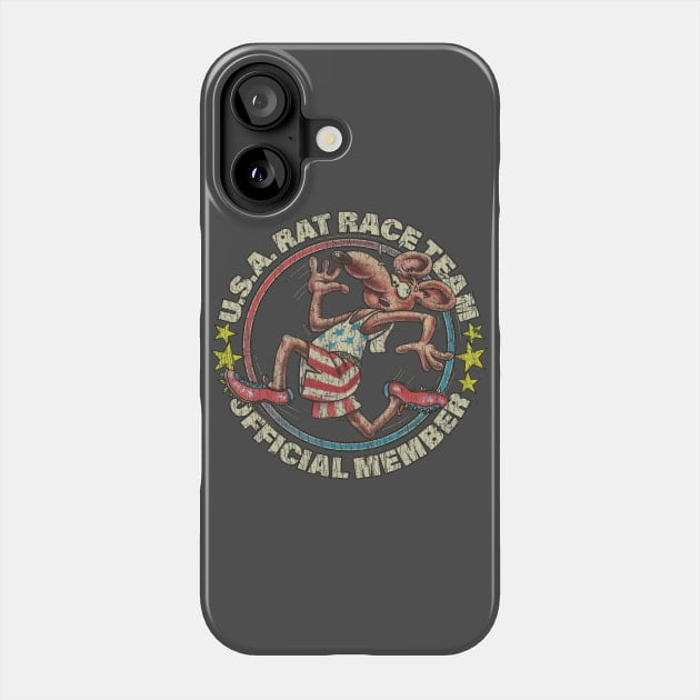 U.S.A. Rat Race Team 1984 Funny Graphic Design Case for iPhone 11,12,13 ...