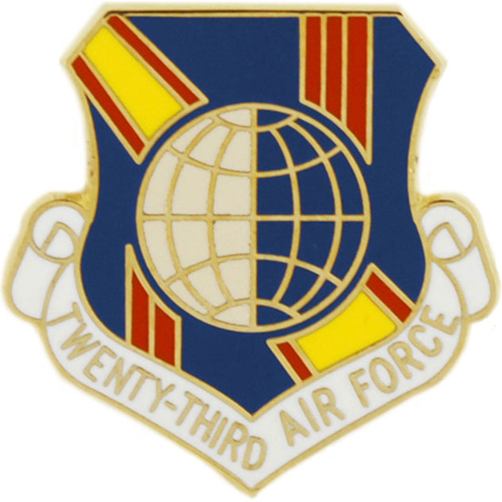 U.S. AIR FORCE, 23rd Air Force SHIELD - Original Artwork, Expertly ...