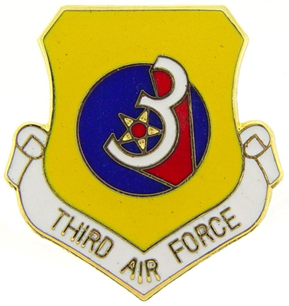 U.S. AIR FORCE, 3rd Air Force SHIELD - Original Artwork, Expertly ...