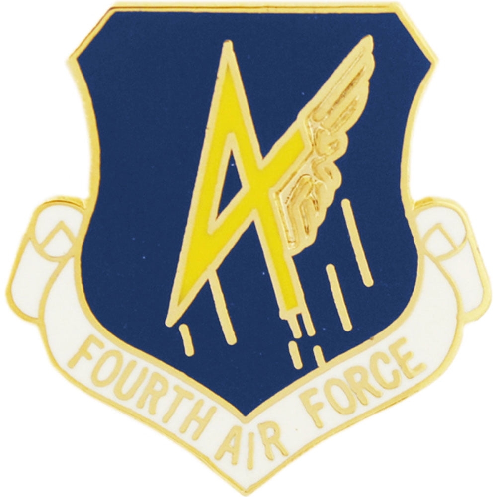U.S. AIR FORCE, 4th Air Force SHIELD - Original Artwork, Expertly ...