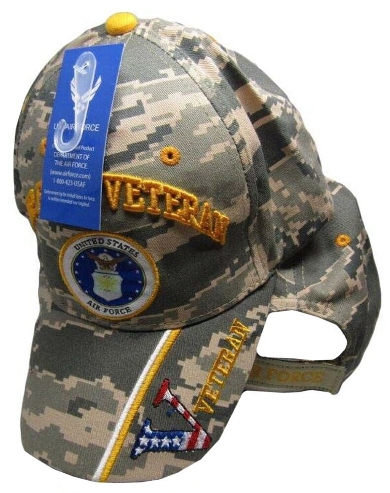 ANT Enterprises Air Force Hat, Military Logo Embroidery Cap, Camo ...