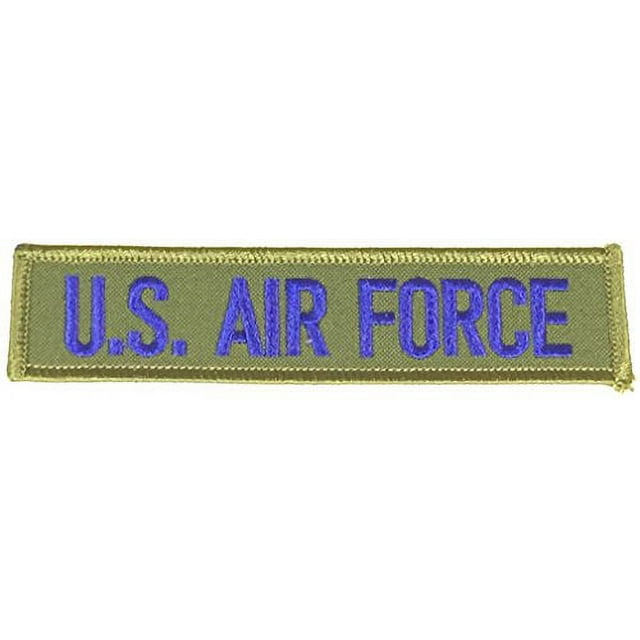 U.S. AIR FORCE NAME TAPE STYLE Patch - Blue/OD Green - Veteran Owned ...
