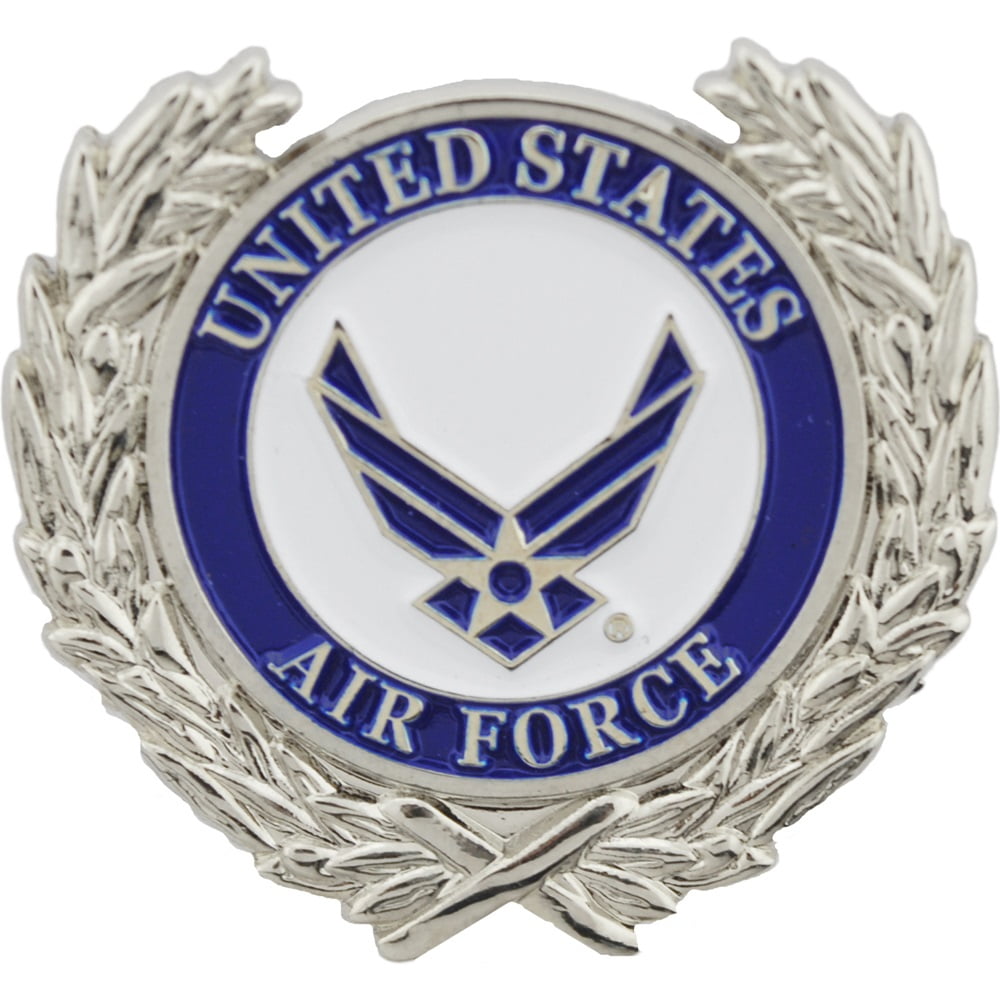 U.S. Air Force Symbol Wreath Patriotic Pin- Officially Licensed ...
