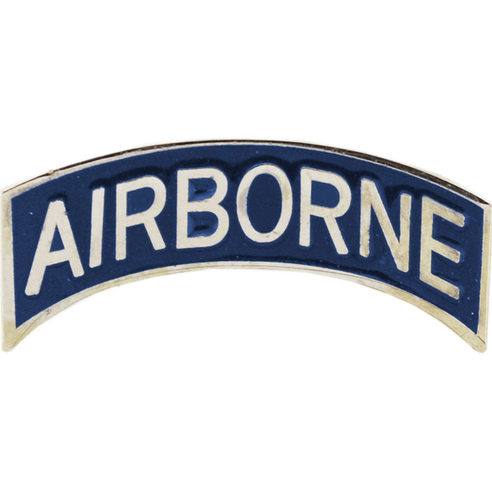 U.S. Army, Army Airborne Tab - Officially Licensed Originals, Enamel ...