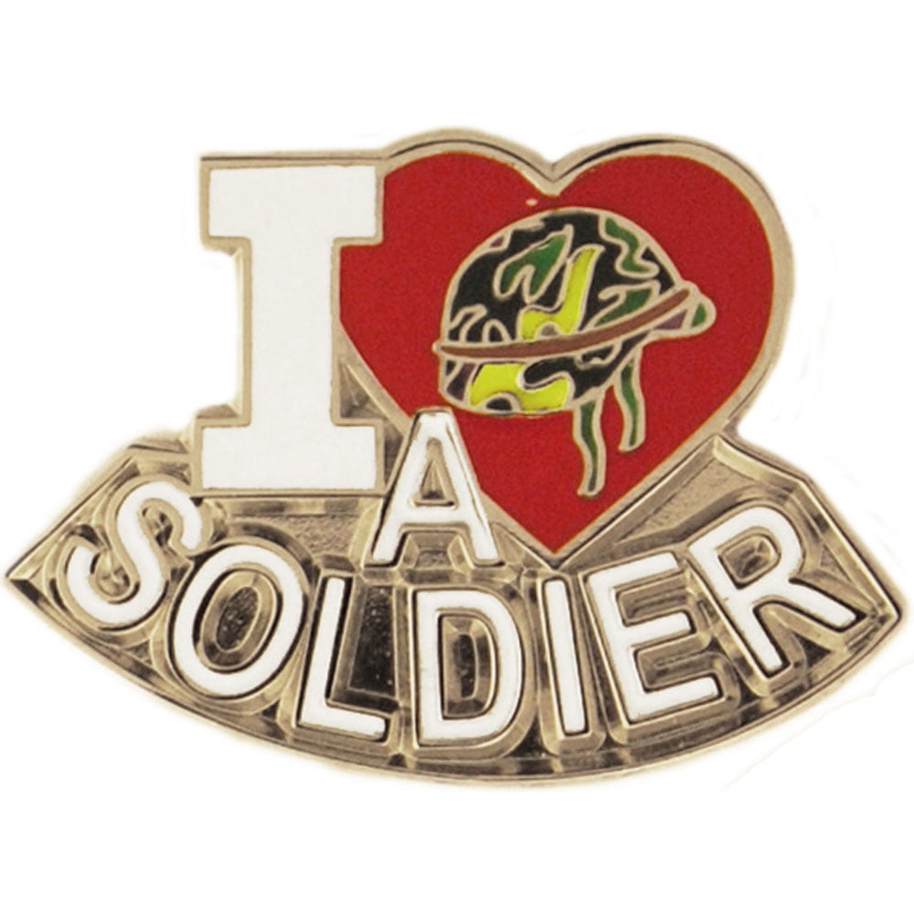 U.S. ARMY, I LOVE SOLDIER - Original Artwork, Expertly Designed PIN - 1 ...