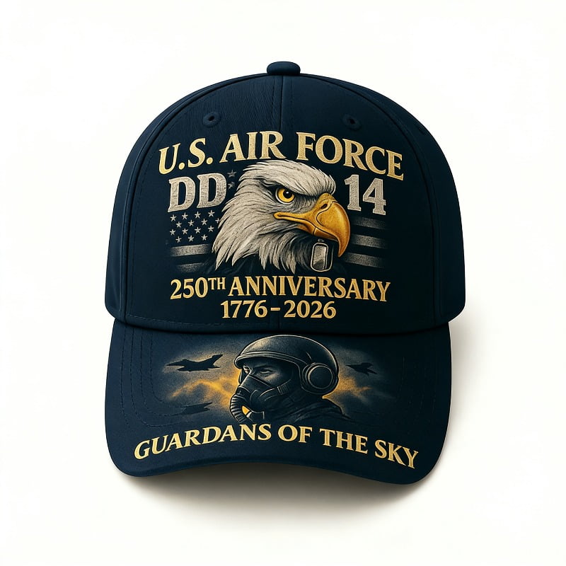 U.S. Air Force 250th Anniversary 1776-2026 Cap: DD14 Design With ...