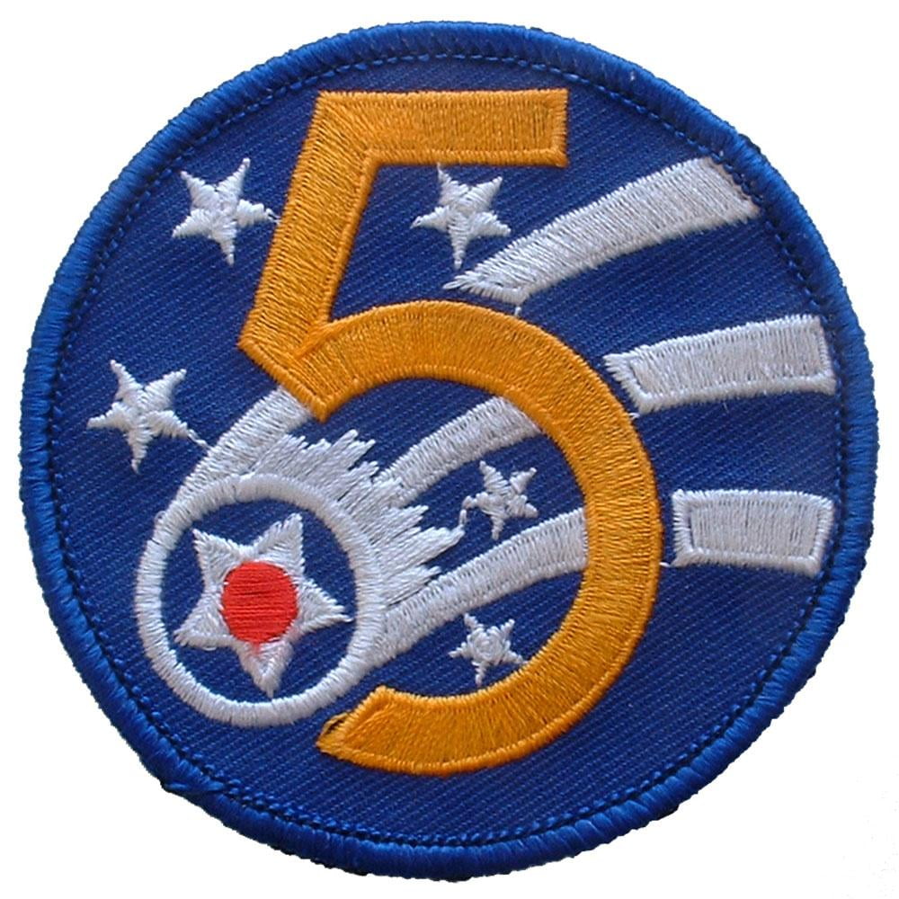 U.S. Air Force 5th Air Force Patch Blue & White 3" - Walmart.com