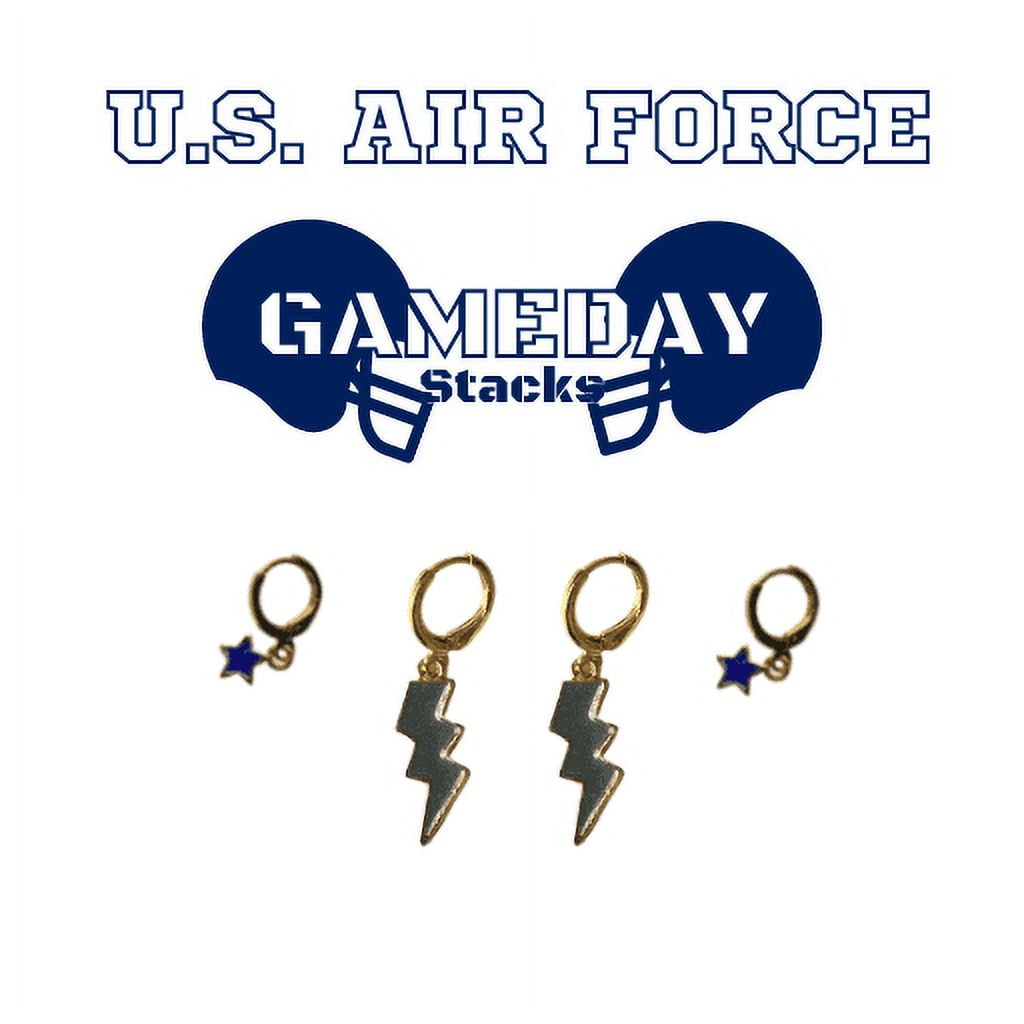 U.S. Air Force Academy Classic Gameday Stack grey mini enamel bolts and ...