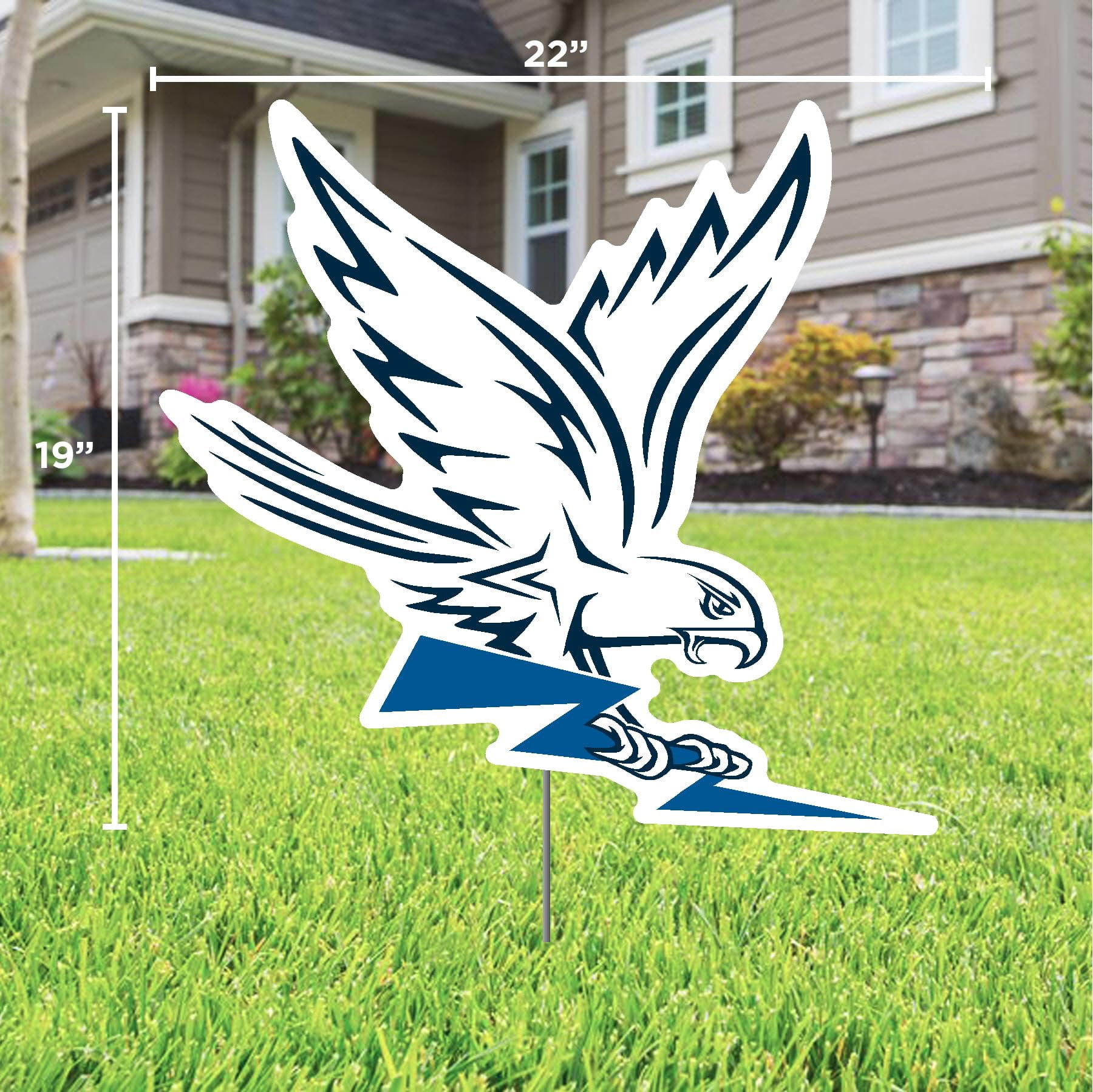U.S. Air Force Academy Mascot Lawn Sign - Walmart.com