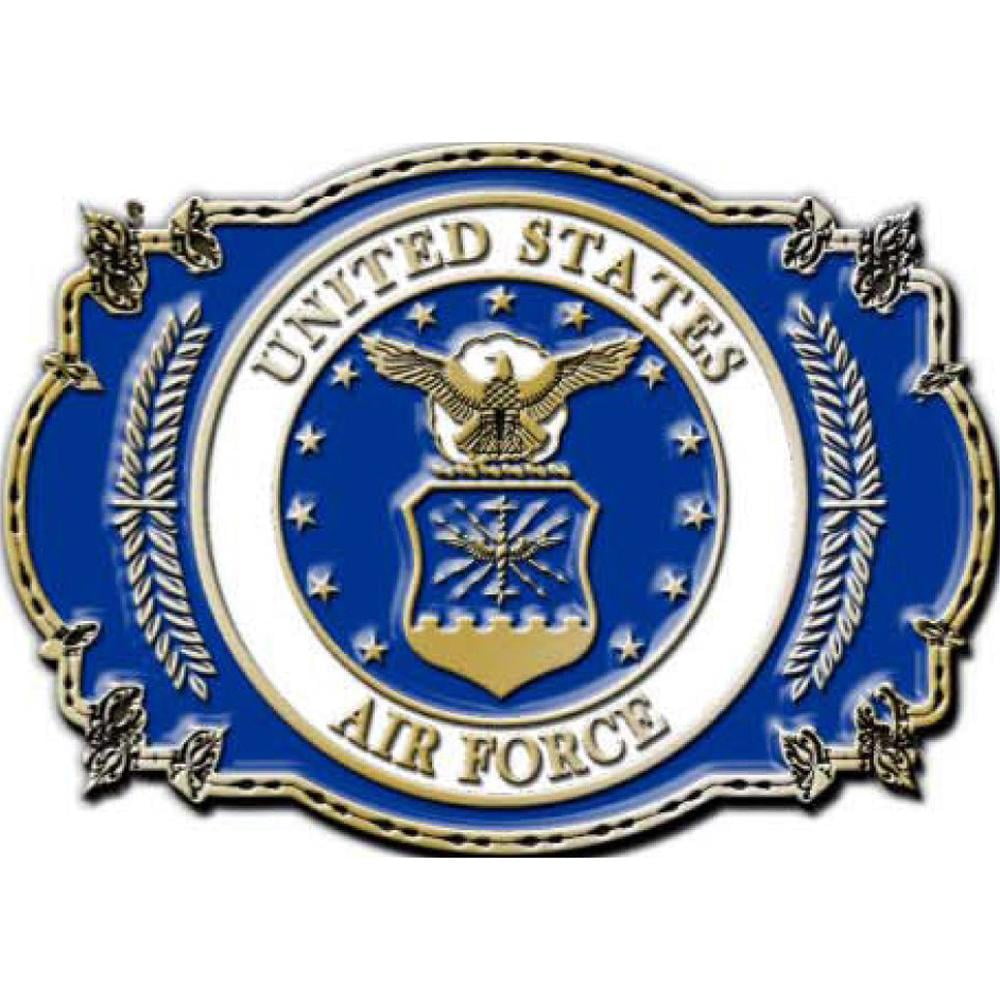 U.S. Air Force Belt Buckle Enamel Blue & Red - Walmart.com