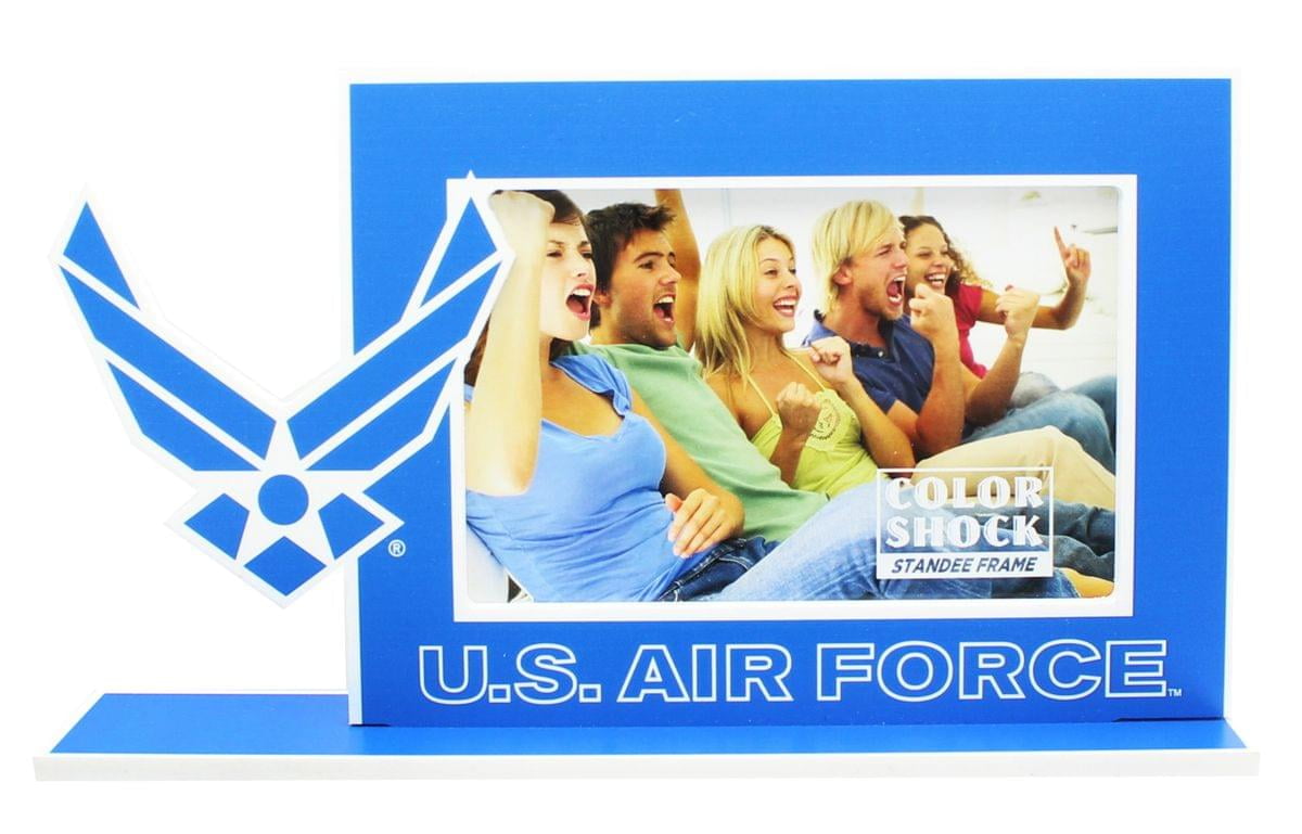 U.S. Air Force Color Shock 4”X6” Standee Picture Frame - Walmart.com