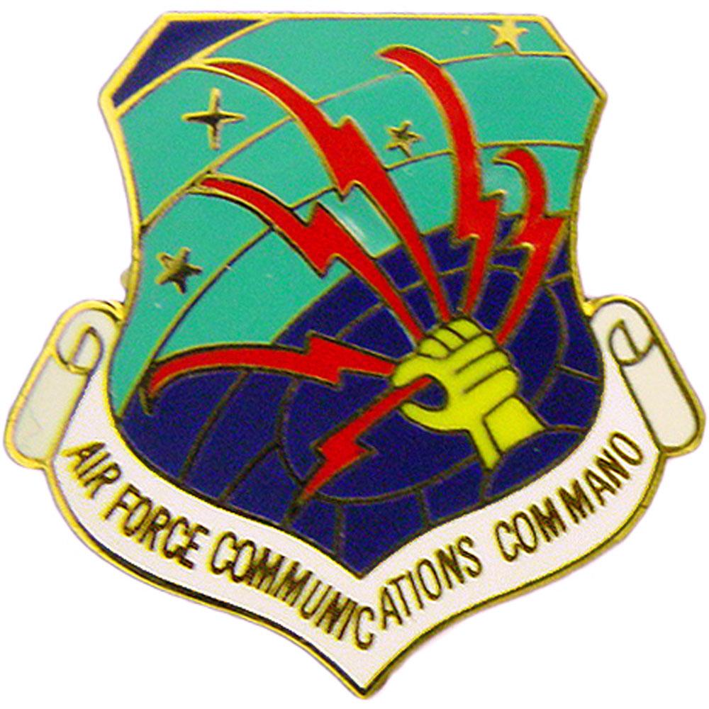 Eagle Emblems P15145 Pin - USAF, Communication Command - 1 in ...