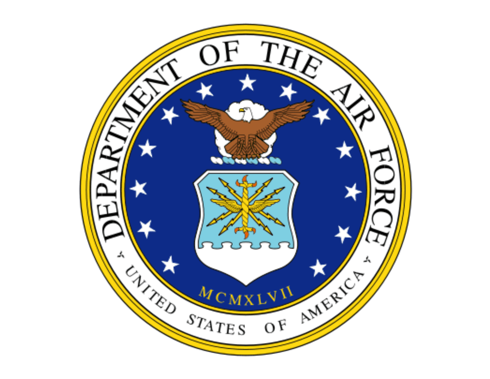 U.S. Air Force Edible Cake Topper-8" Round - Walmart.com