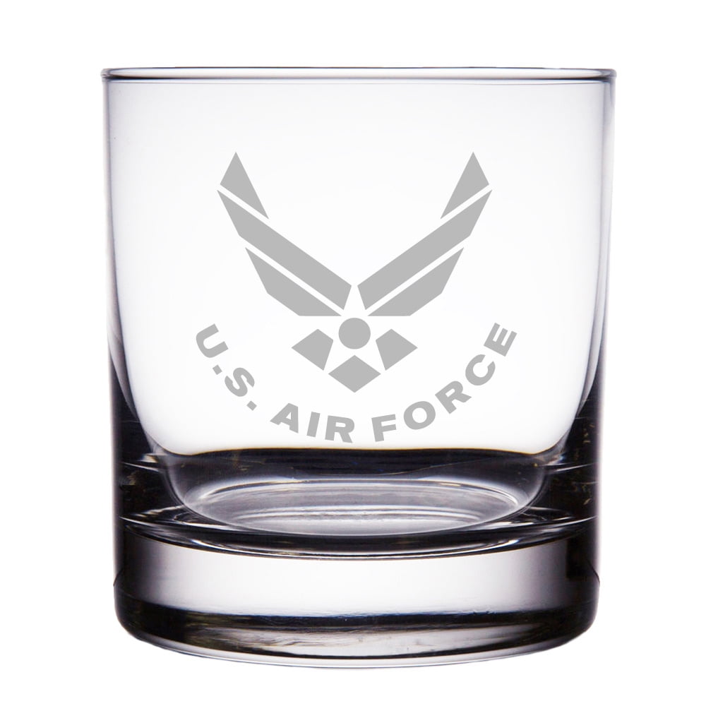 U.S. Air Force Engraved 10 oz Rock Glass - Walmart.com