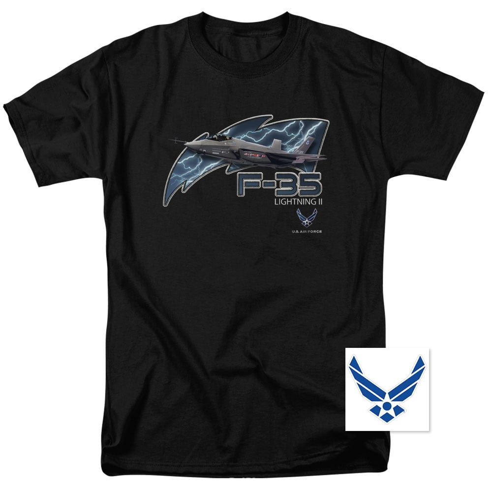 U.S. Air Force F-35 T Shirt & Exclusive Sticker - Walmart.com