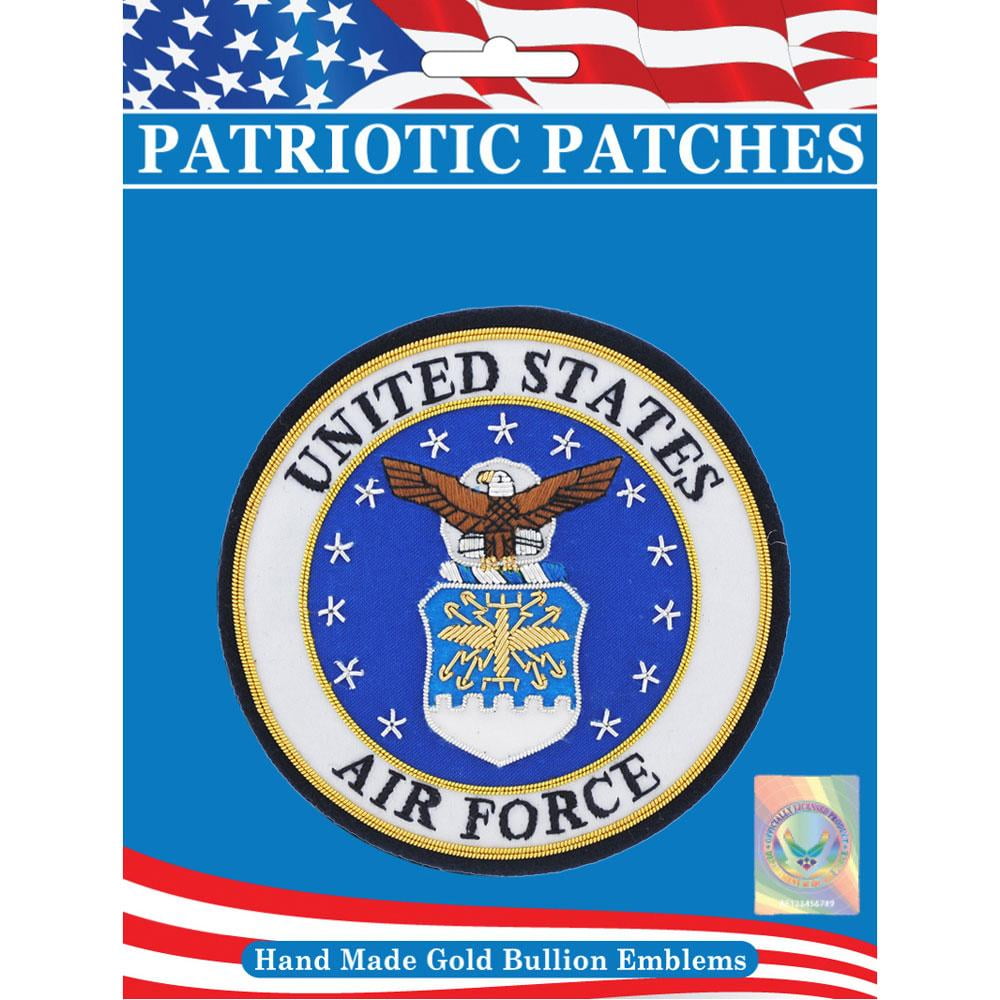 U.S. Air Force Logo Patch White & Blue 4" - Walmart.com