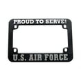 Eagle Emblems LP0808 Heavy Plastic License Plate Frame, USAF - 5 x 7.25 ...