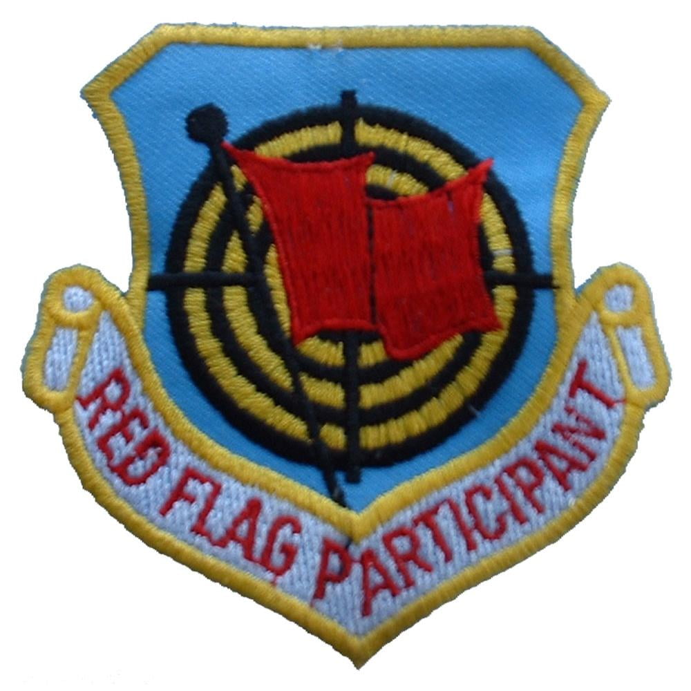 U.S. Air Force Red Flag Participant Patch 3" - Walmart.com