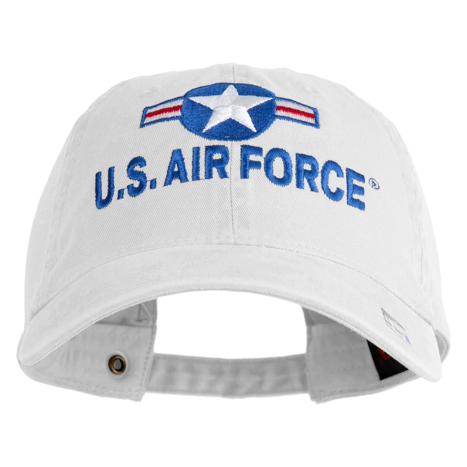 U.S. Air Force Roundel Embroidered Washed Solid Pigment Dyed Cotton ...