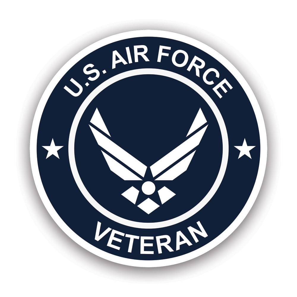 U.S. Air Force Veteran Sticker Decal - Self Adhesive Vinyl ...