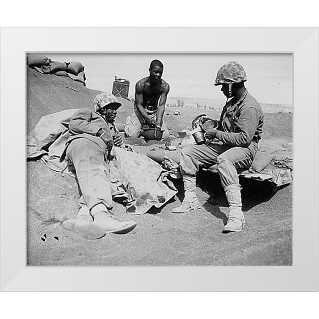 U.S. Archives 14x12 White Modern Wood Framed Museum Art Print Titled ...