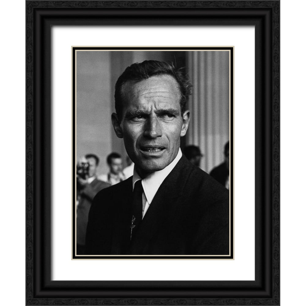 U.S. Archives 15x18 Black Ornate Wood Framed with Double Matting Museum ...