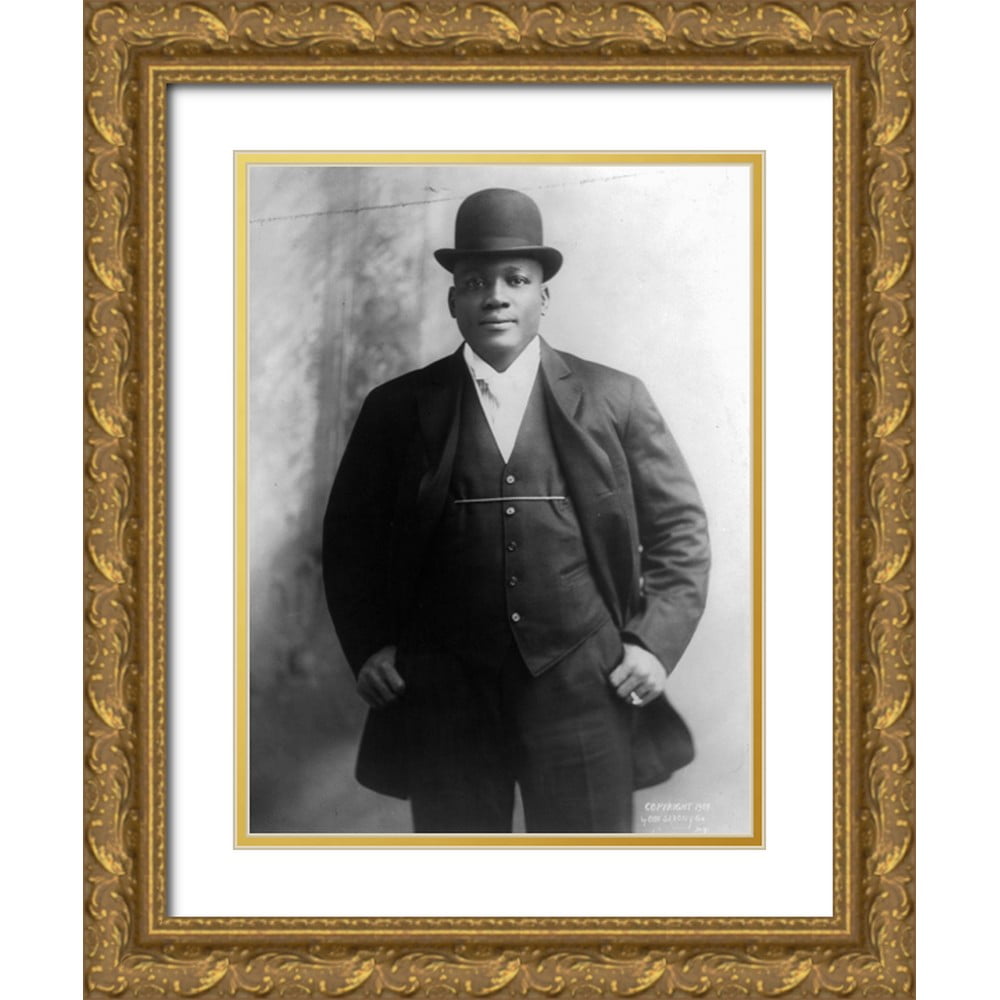 U.S. Archives 15x18 Gold Ornate Wood Framed with Double Matting Museum Art Print Titled - Jack ...