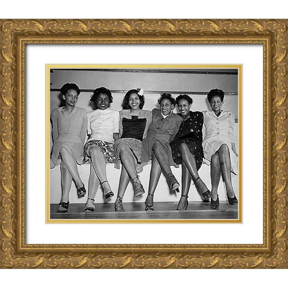 U.S. Archives 18x15 Gold Ornate Wood Framed with Double Matting Museum Art Print Titled - WWII ...