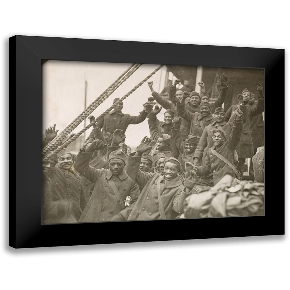 U.S. Archives 24x19 Black Modern Framed Museum Art Print Titled - WWI ...