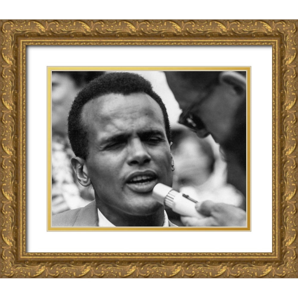 U.S. Archives 32x26 Gold Ornate Wood Framed with Double Matting Museum Art Print Titled - Harry ...