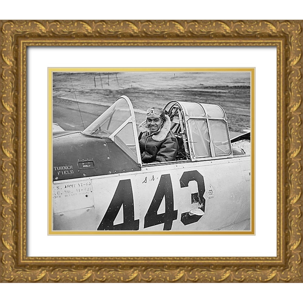 U.S. Archives 32x26 Gold Ornate Wood Framed with Double Matting Museum ...