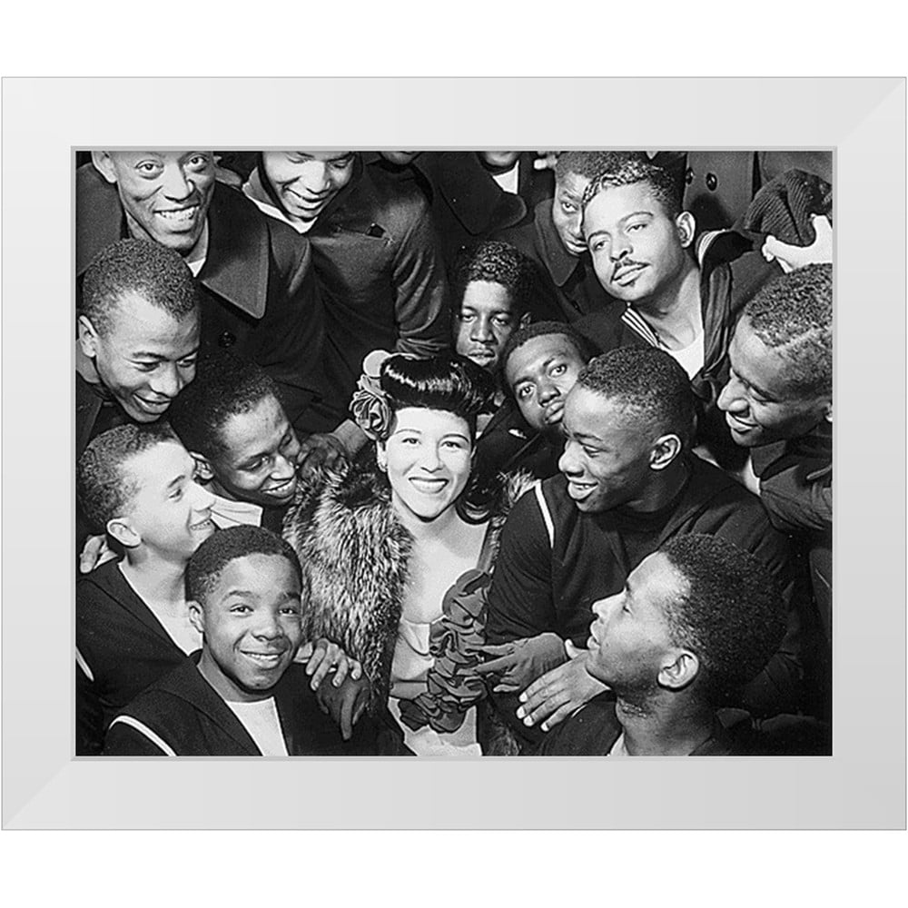 U.S. Archives 32x26 White Modern Wood Framed Museum Art Print Titled ...