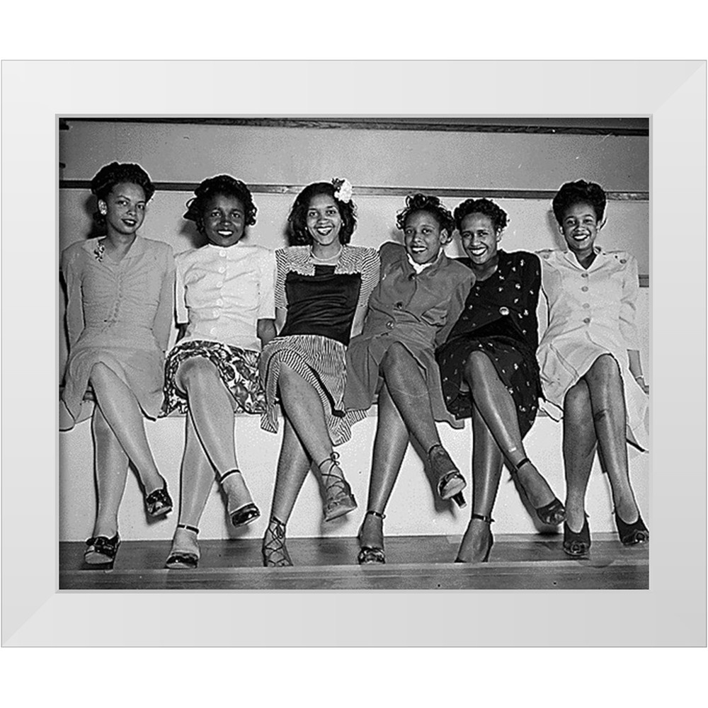 U.S. Archives 32x26 White Modern Wood Framed Museum Art Print Titled ...